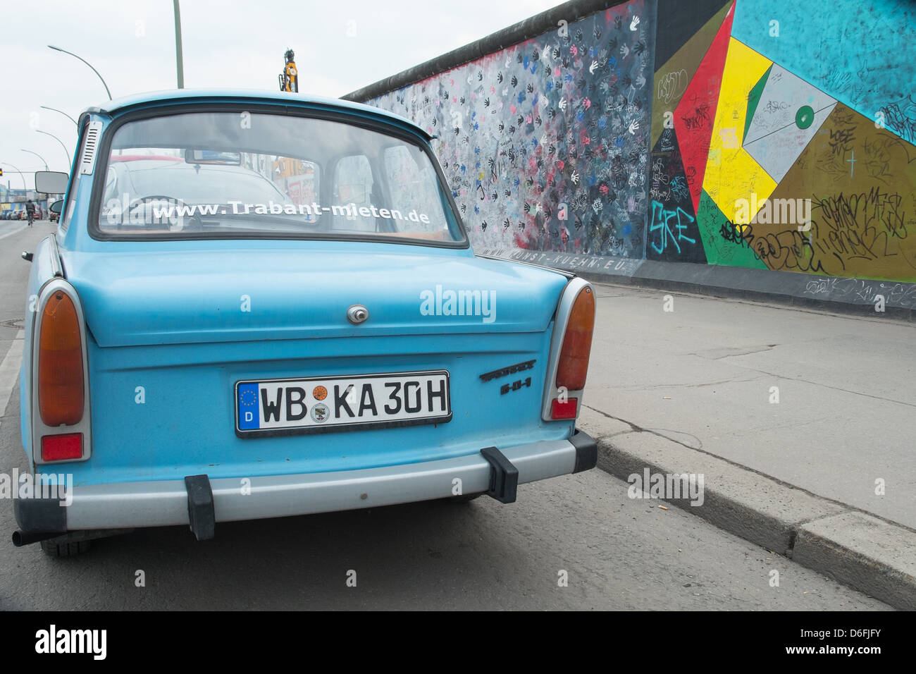 Trabant berlin wall hi-res stock photography and images - Alamy
