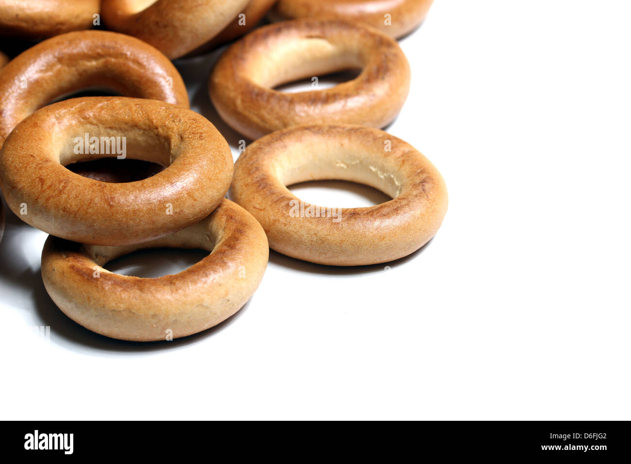 isolated pastry rings Stock Photo - Alamy