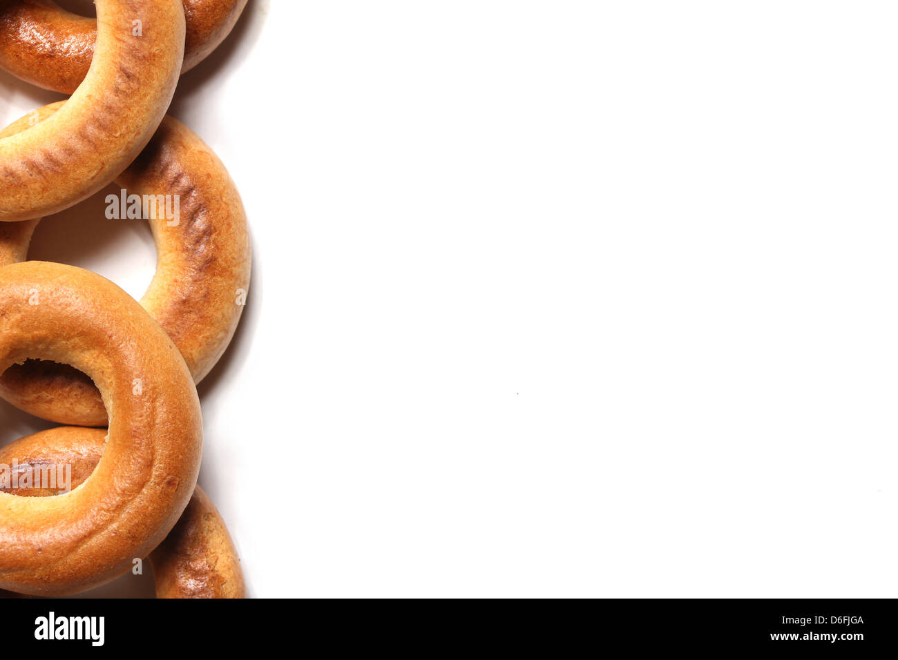 isolated pastry rings Stock Photo - Alamy