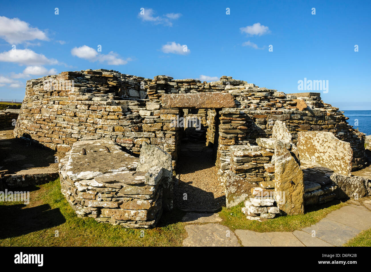 The Broch of Gurness Orkney Islands Stock Photo - Alamy