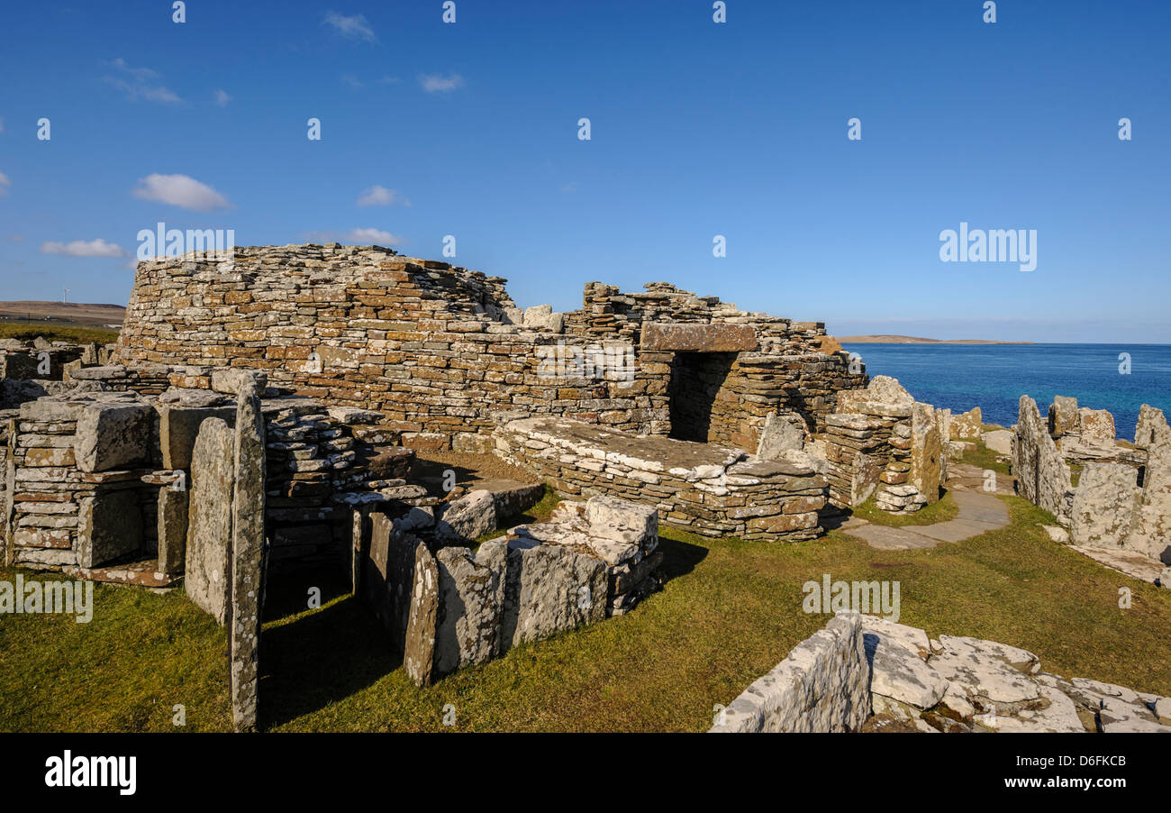The Broch of Gurness Orkney Islands Stock Photo - Alamy