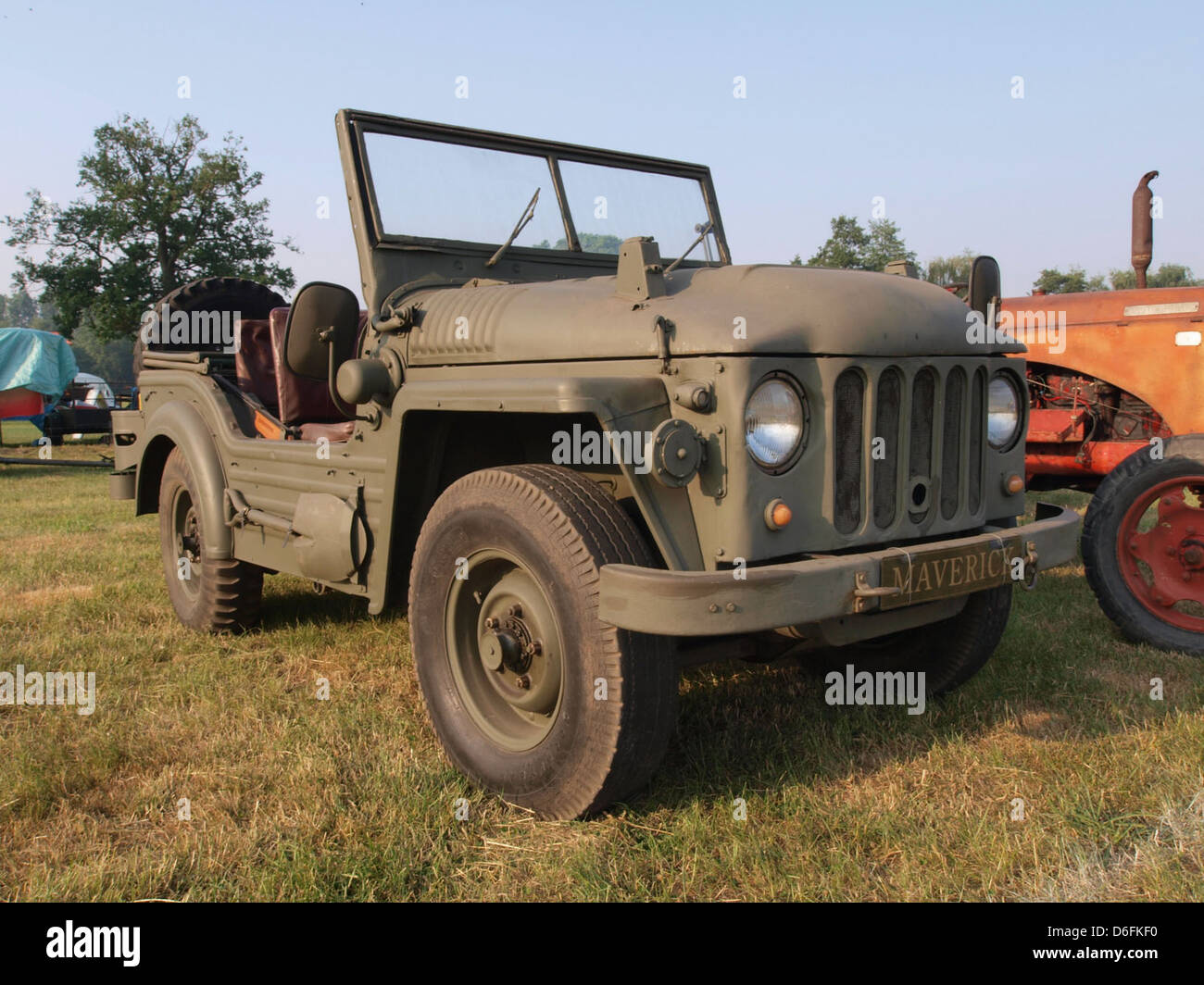 A 1958 Austin Champ, a British military vehicle, known for its off-road ...
