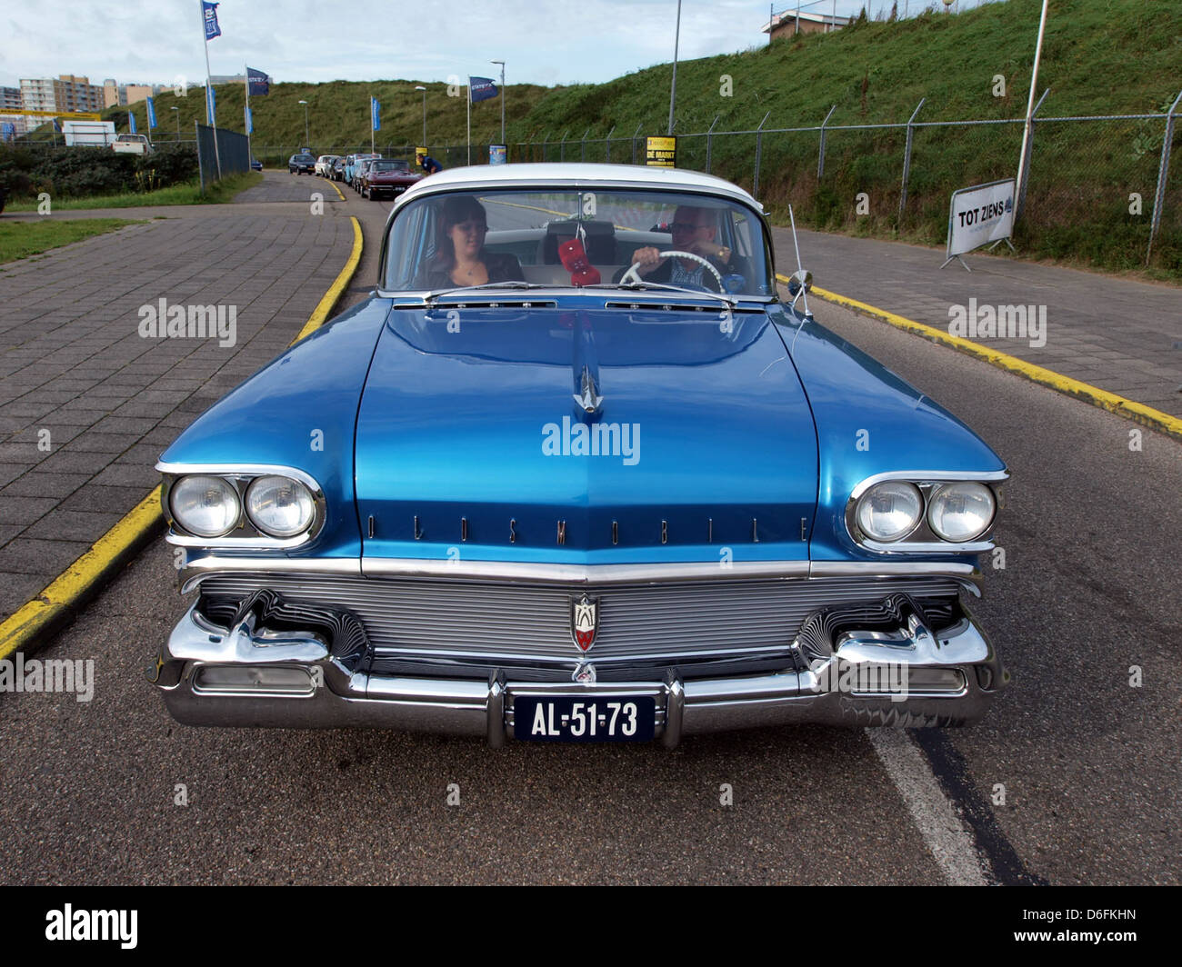 1958 Oldsmobile Eighty Eight pic2 front view Stock Photo - Alamy