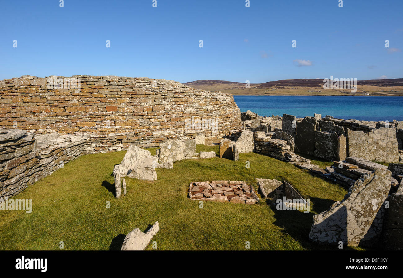 The Broch of Gurness Orkney Islands Stock Photo - Alamy