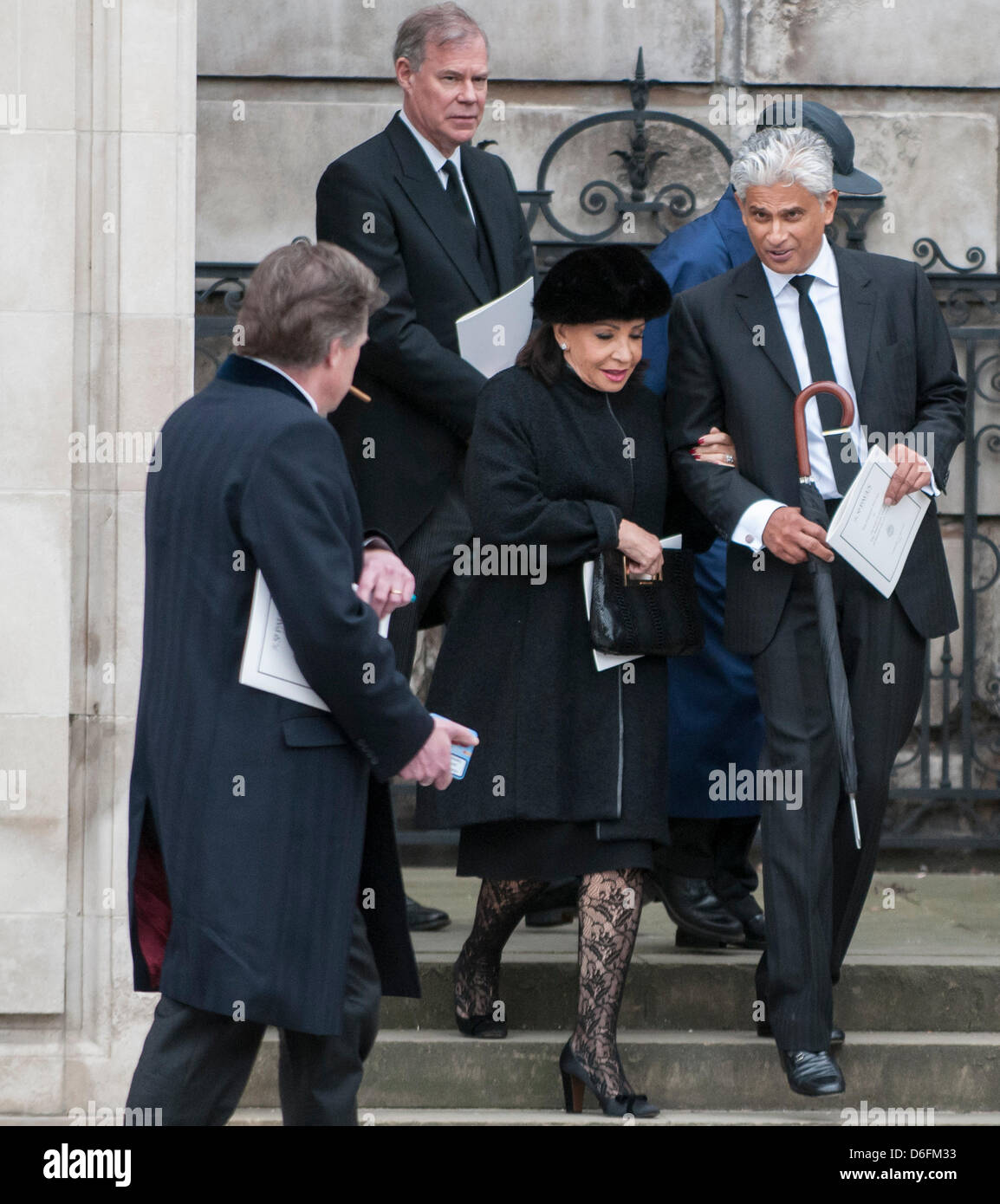 London, UK, 17 Apr. 2013. Singer, Dame Shirley Bassey, is amongst the ...