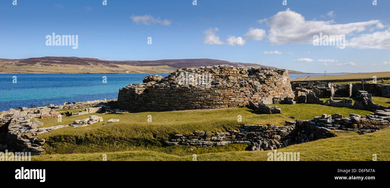 The Broch of Gurness Orkney Islands Stock Photo - Alamy