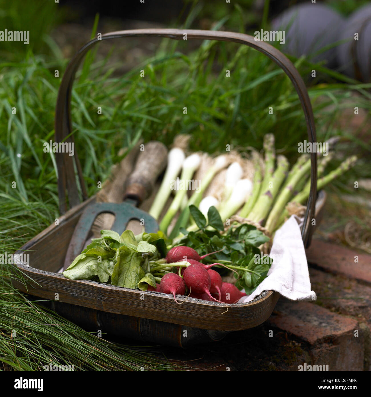 Trug vegetables hi-res stock photography and images - Alamy