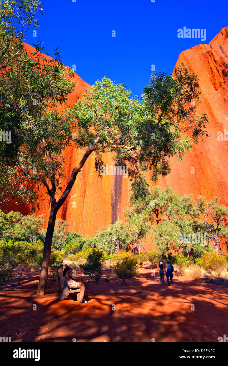 landscape landscapes outback Australian Uluru Ayers Rock in the ...