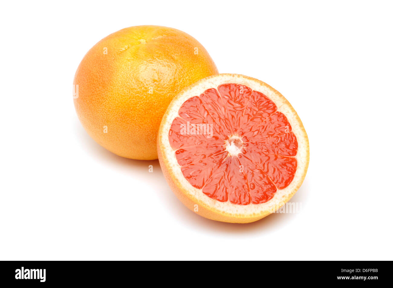 Red, ruby grapefruit Stock Photo - Alamy