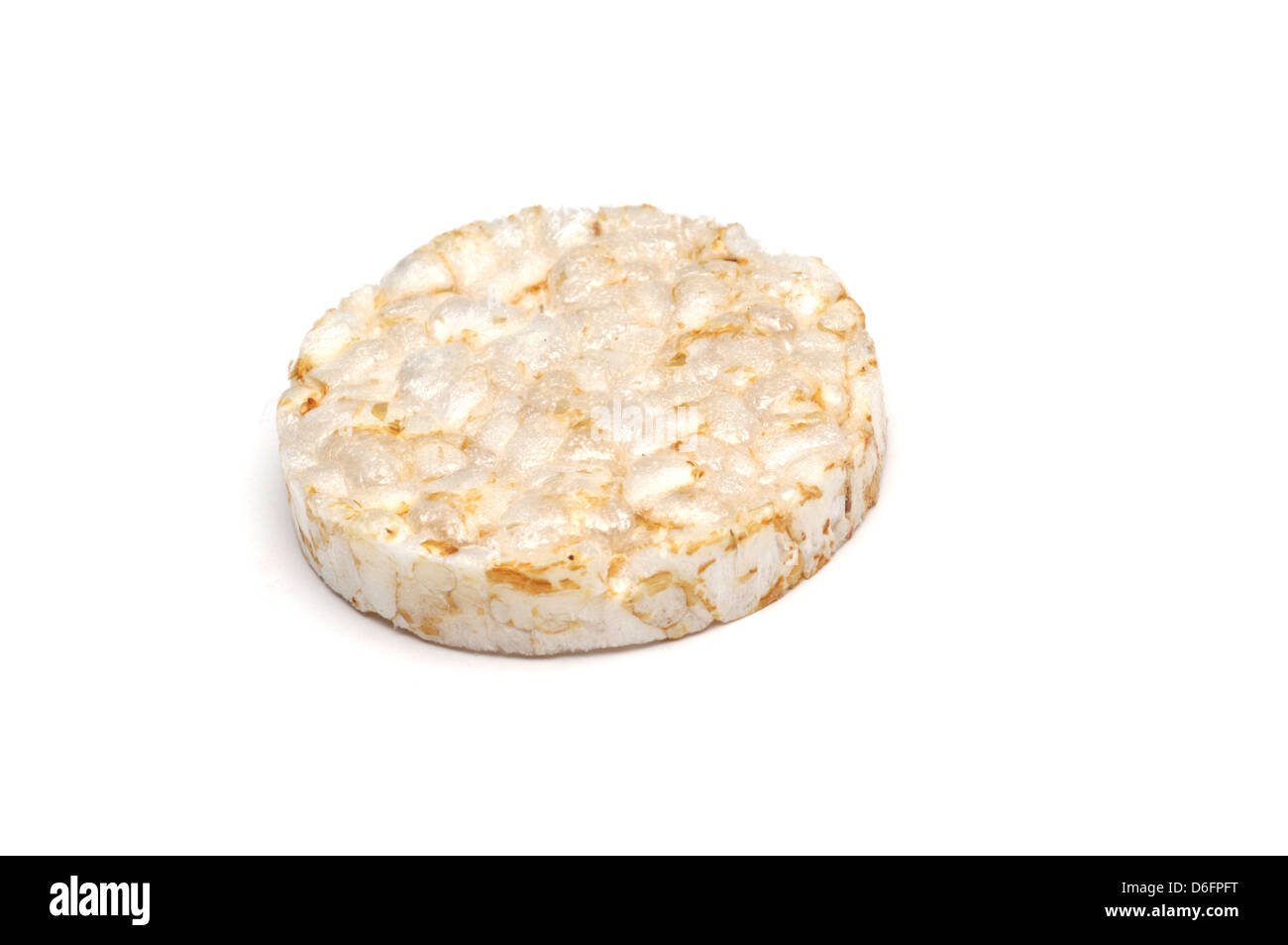 Mini rice cake as finger food for babies and young children, on white ...