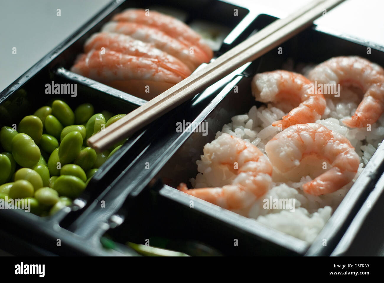 Bento box with seafood Stock Photo - Alamy