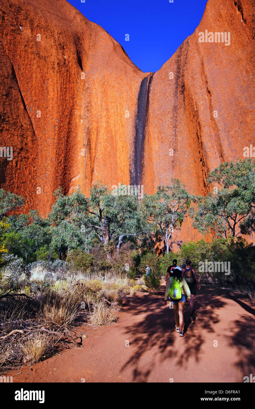 landscape landscapes outback Australian Uluru Ayers Rock in the ...