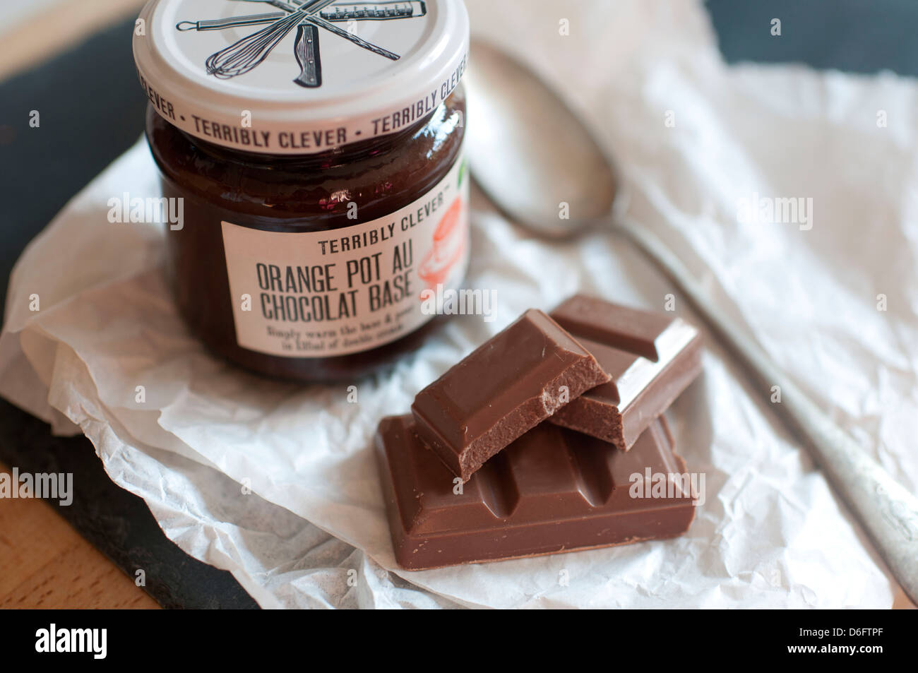 Chocolate base in jar Stock Photo - Alamy