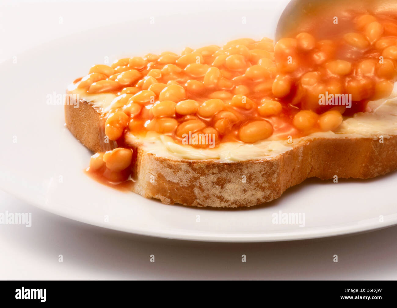 Beans on toast Stock Photo - Alamy