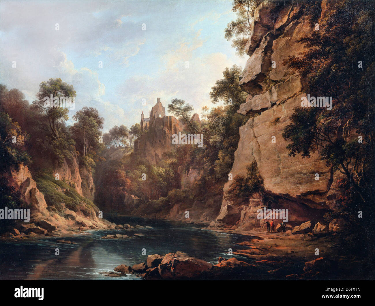 Alexander Nasmyth, Hawthornden Castle, near Edinburgh 1820- 1822 Oil on ...