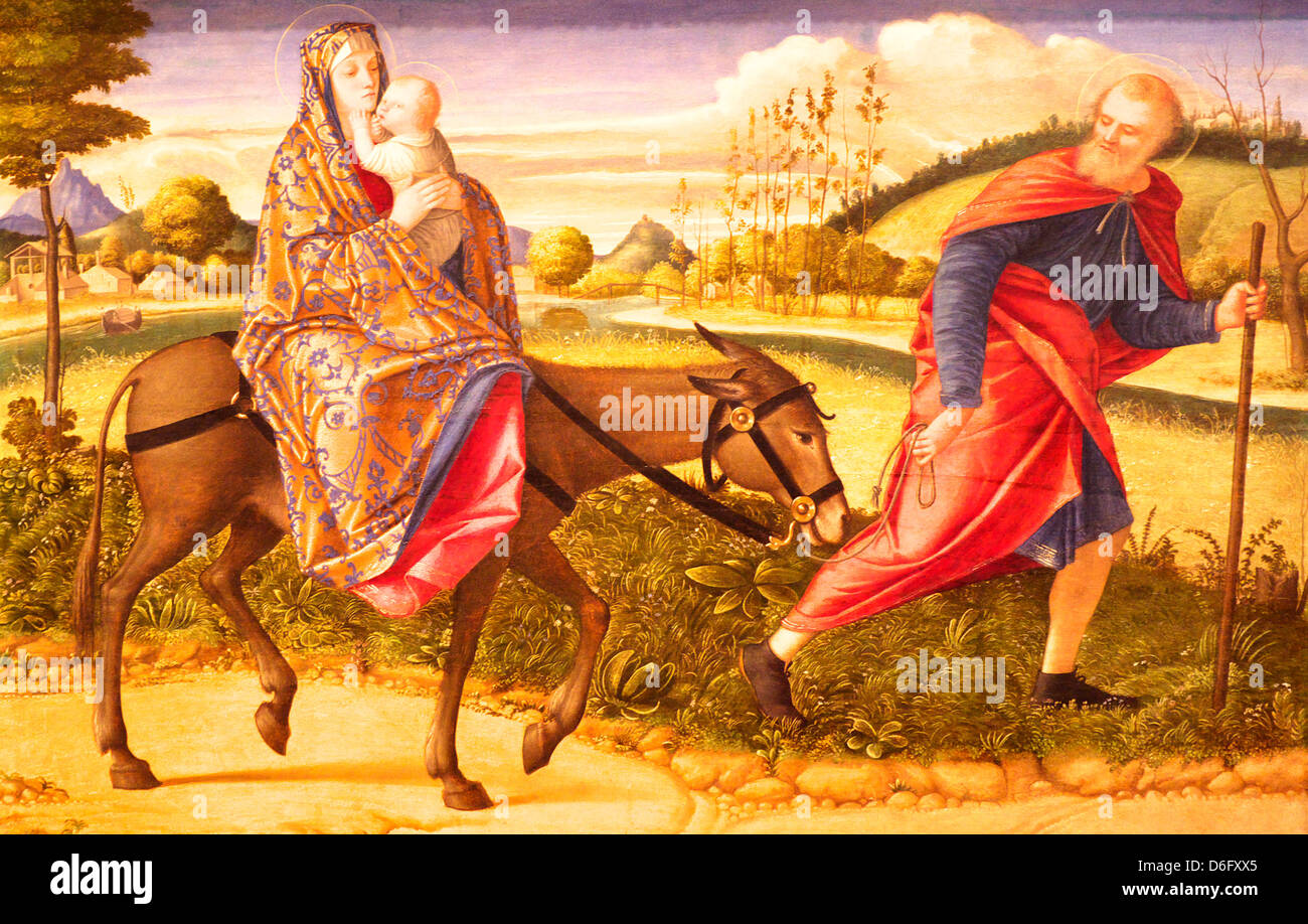 Flight joseph mary jesus egypt hi-res stock photography and images - Alamy