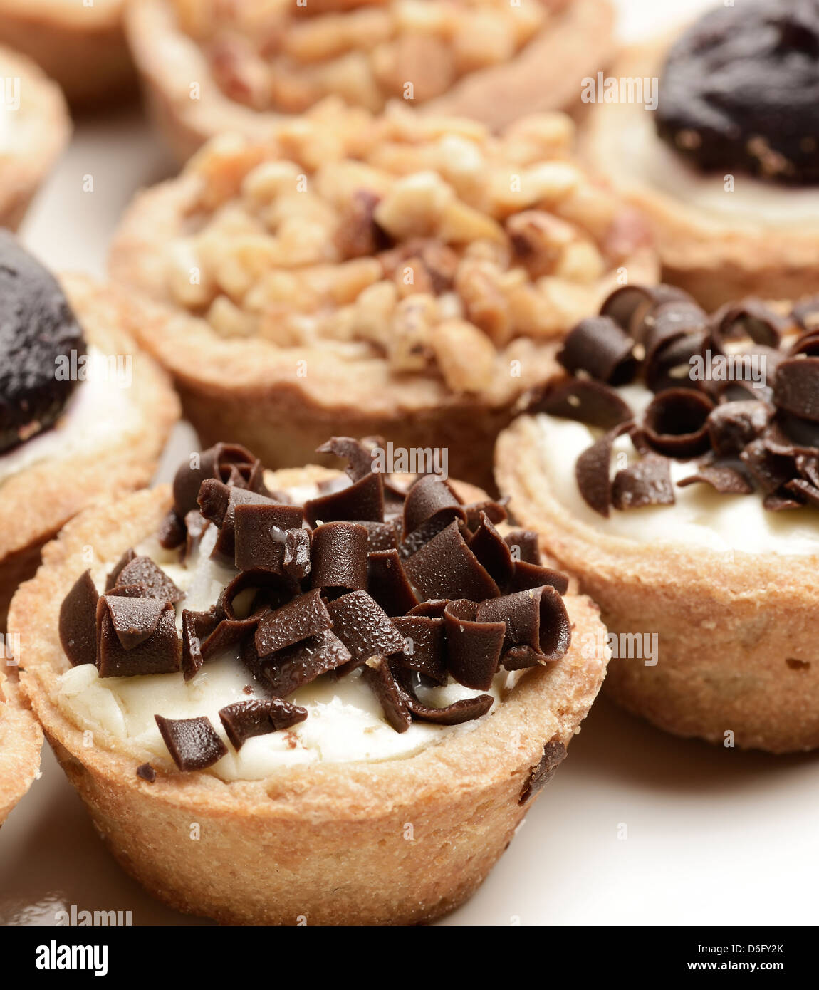 Small Round Cheesecakes ,Close Up Stock Photo - Alamy