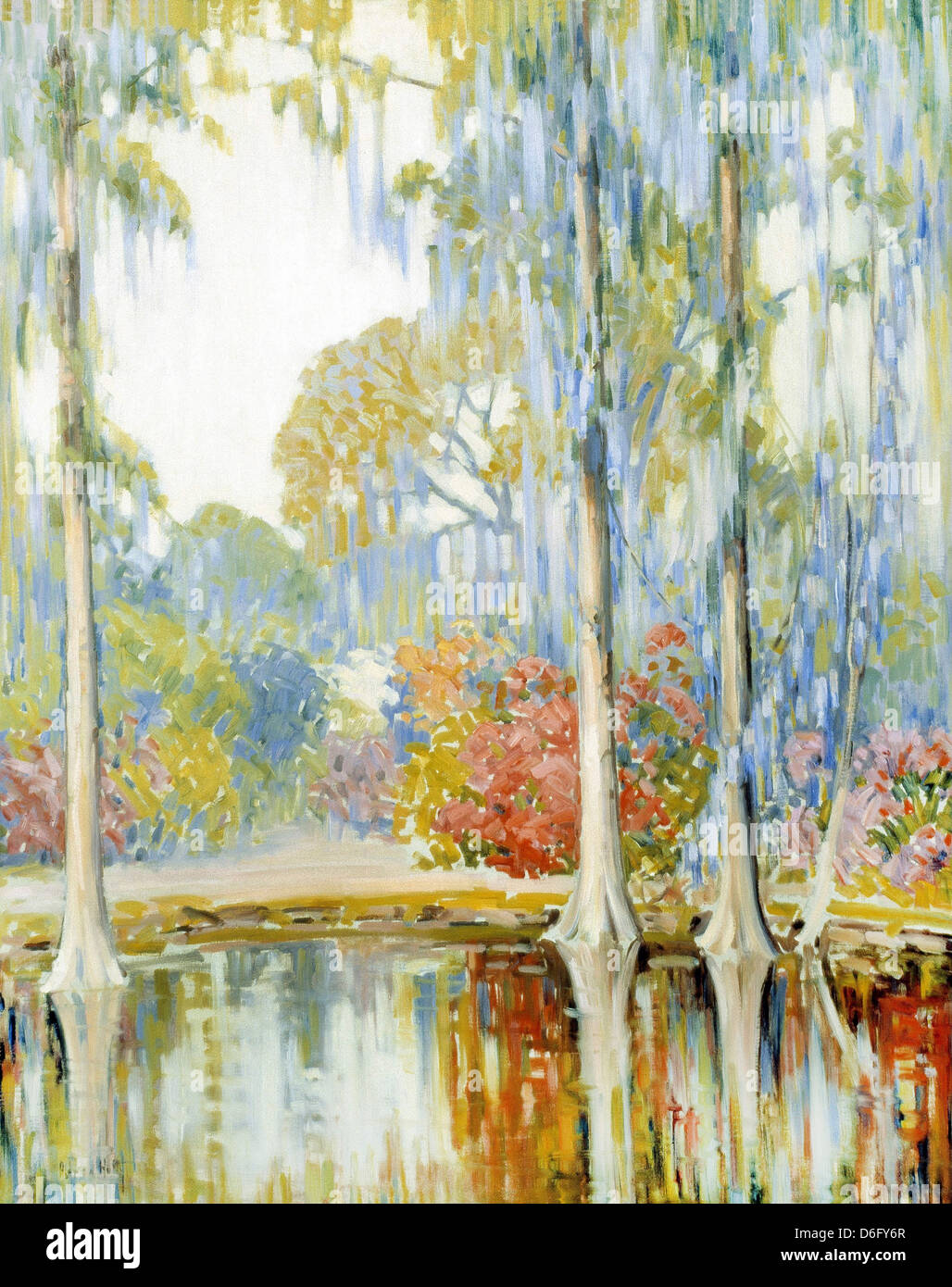 Alfred Hutty, Magnolia Gardens 1920 Oil on canvas. Gibbes Museum of Art ...