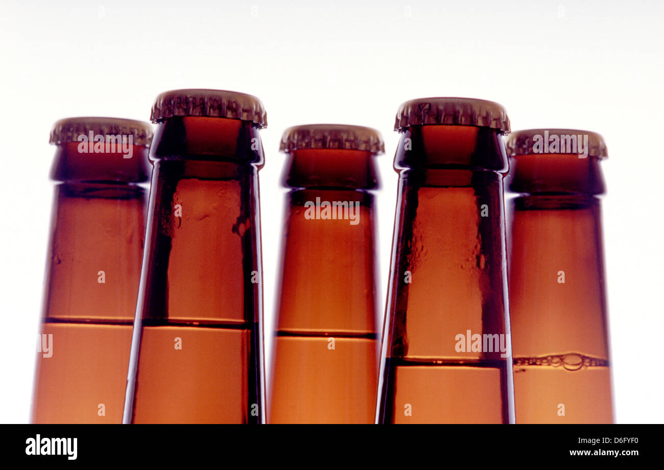 Lager bottle caps Stock Photo - Alamy