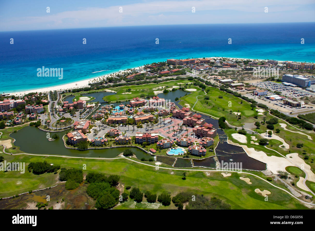 Golf Course on Aruba Stock Photo - Alamy