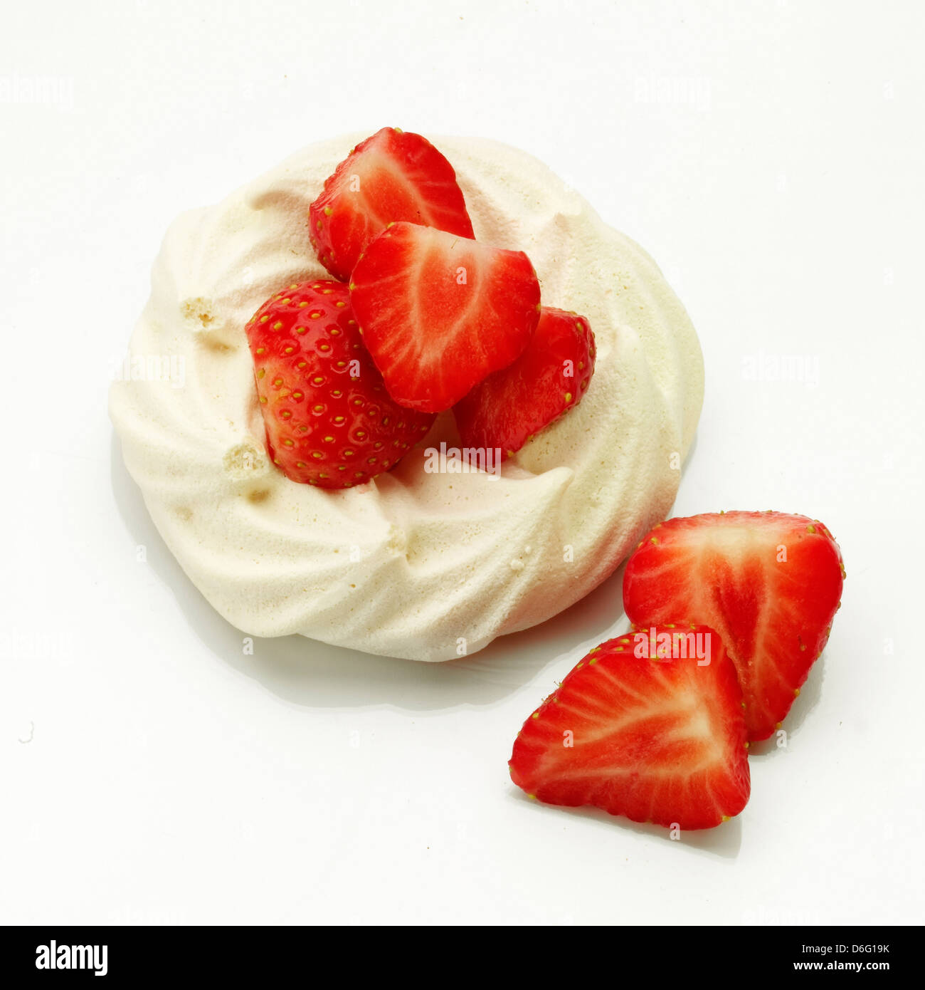 Strawberry meringue with hi-res stock photography and images - Alamy