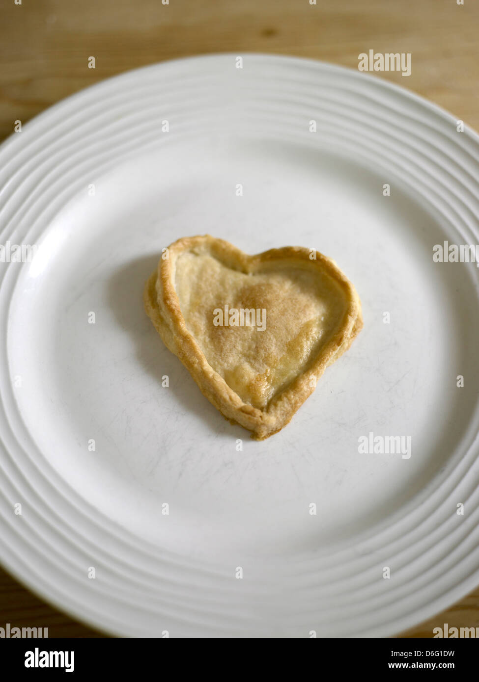 Puff pastry heart - with recipe / step shot Stock Photo - Alamy
