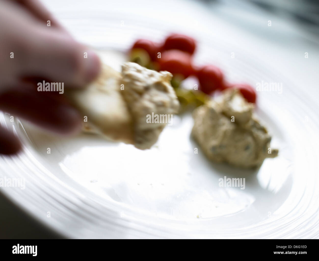 Humous dip hi-res stock photography and images - Alamy