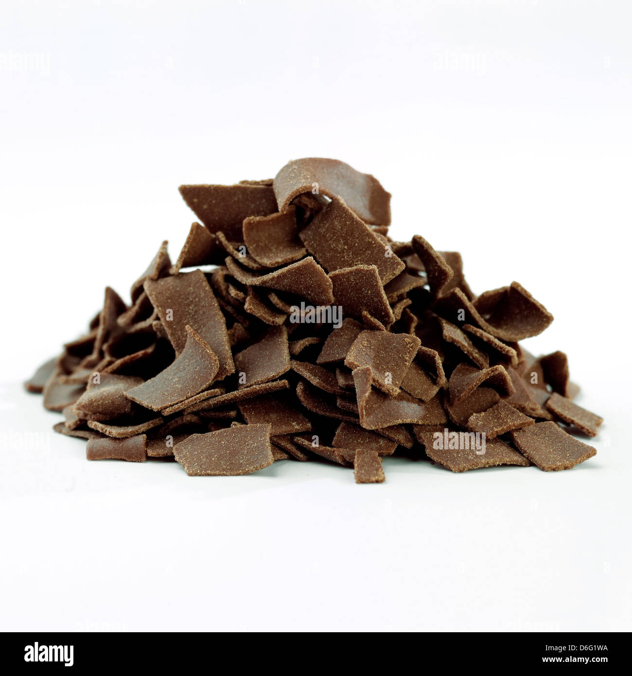 Dutch Chocolate Curls - Vlokken Stock Photo - Alamy