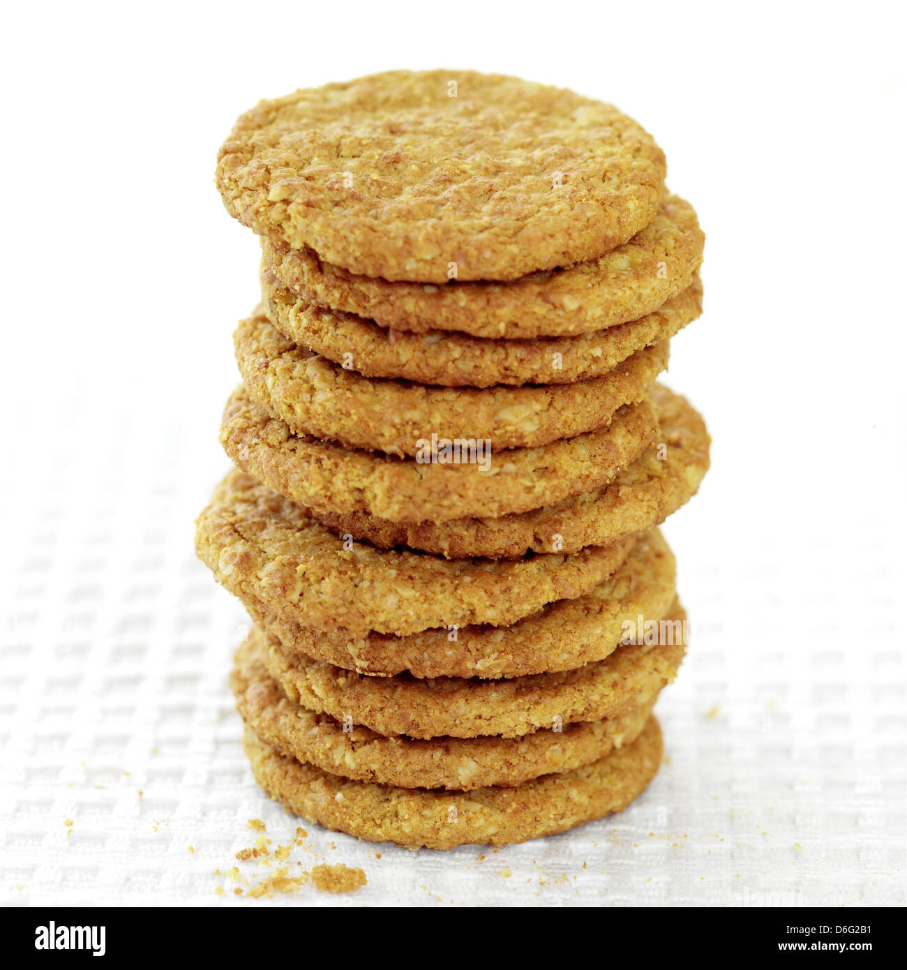 Stack of biscuits Stock Photo - Alamy