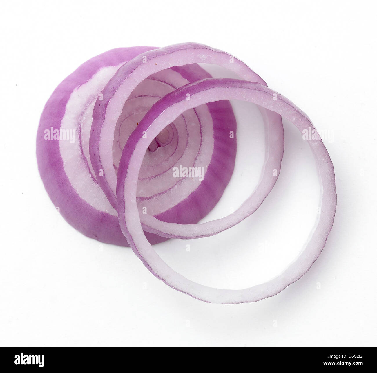 Red onion sliced rings Stock Photo - Alamy