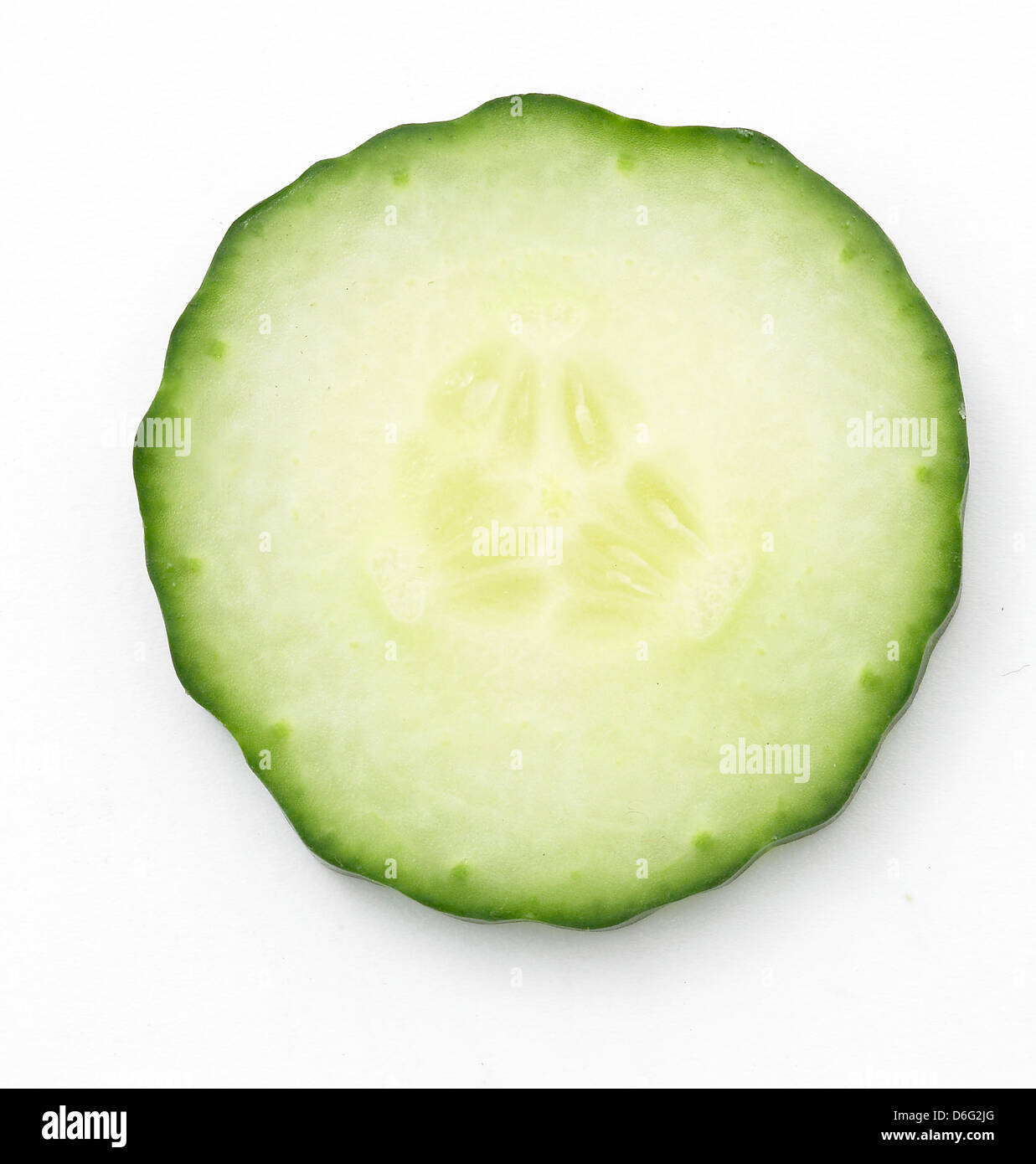 Slice of Cucumber Stock Photo - Alamy