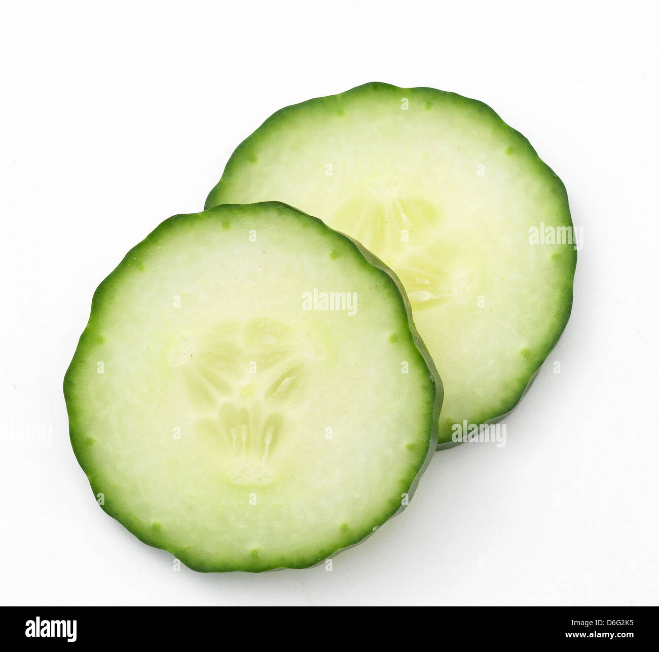 Slices of cucumber Stock Photo - Alamy
