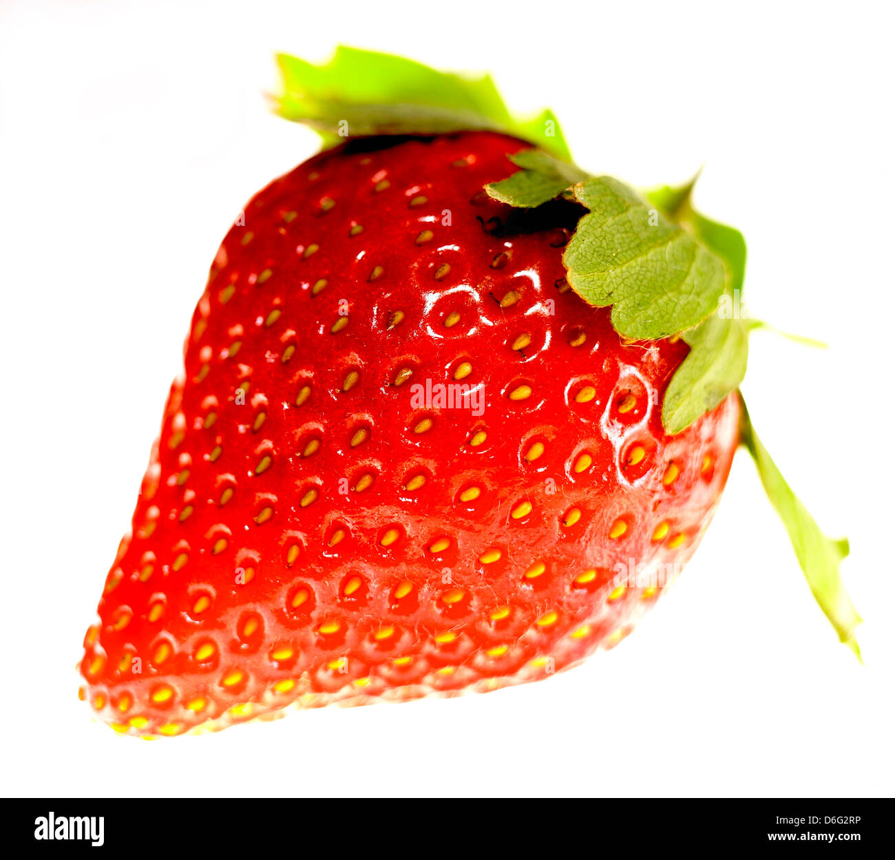 Strawberry close up Stock Photo - Alamy