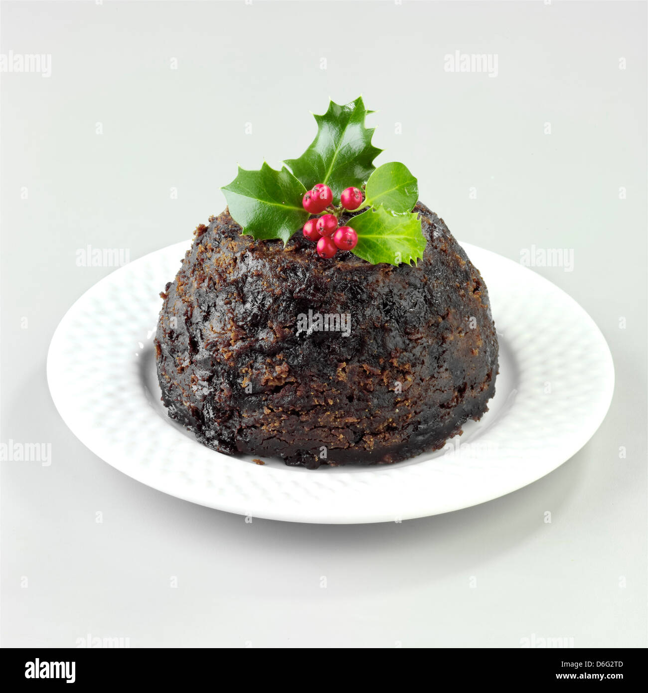 Christmas pudding cut out Stock Photo - Alamy
