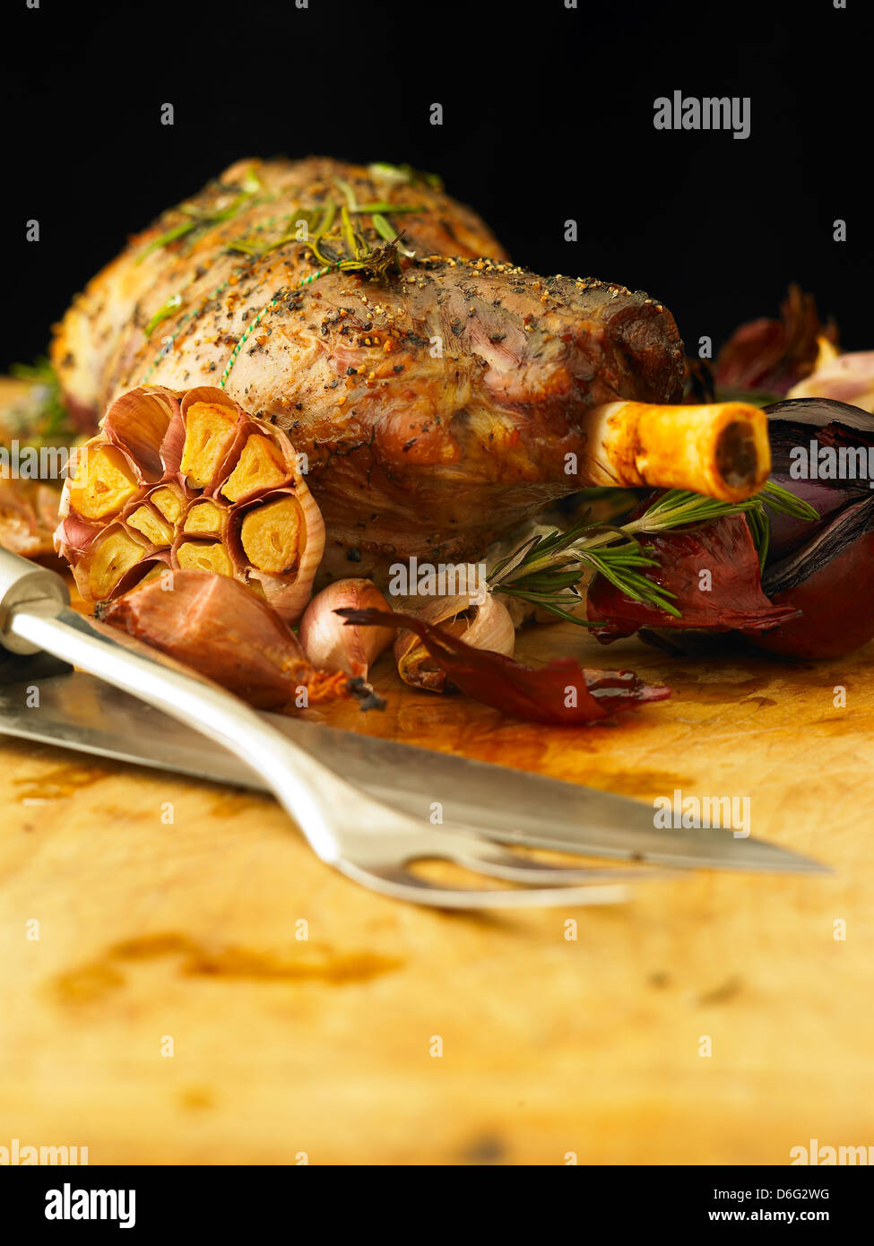 Carving Leg Of Lamb High Resolution Stock Photography and Images - Alamy