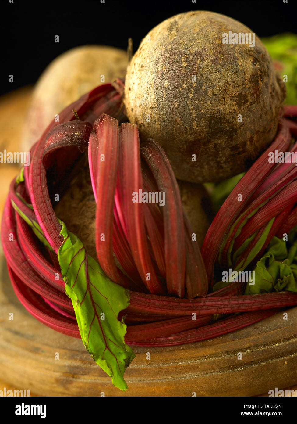 Raw Beetroot with Stem Stock Photo - Alamy