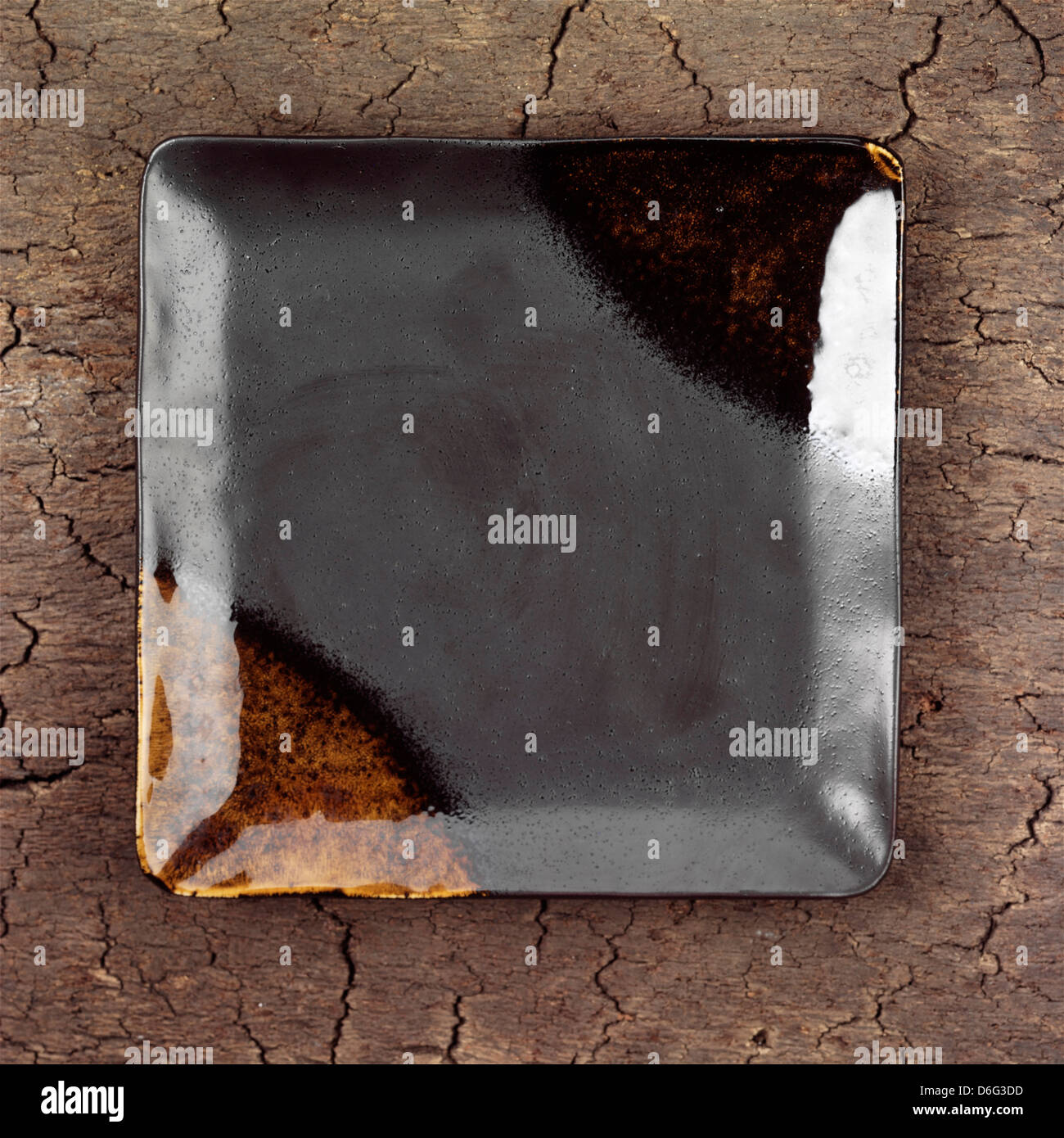 Unique square Ceramic Plate Stock Photo - Alamy