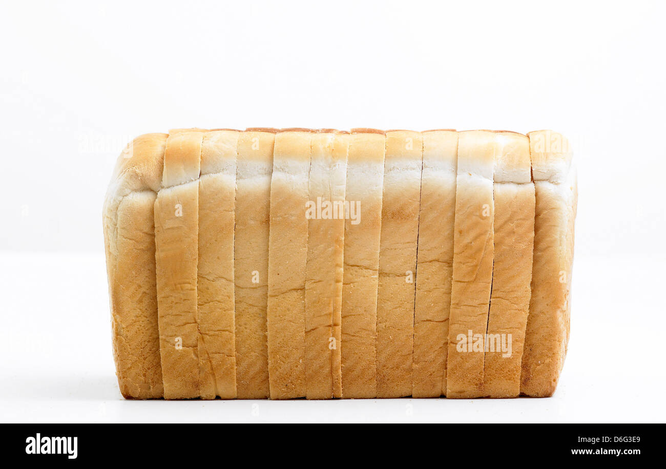 Sliced White loaf Stock Photo - Alamy