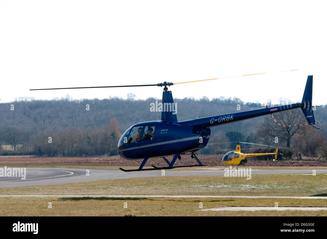 Robinson R-44 Raven II helicopter Stock Photo - Alamy
