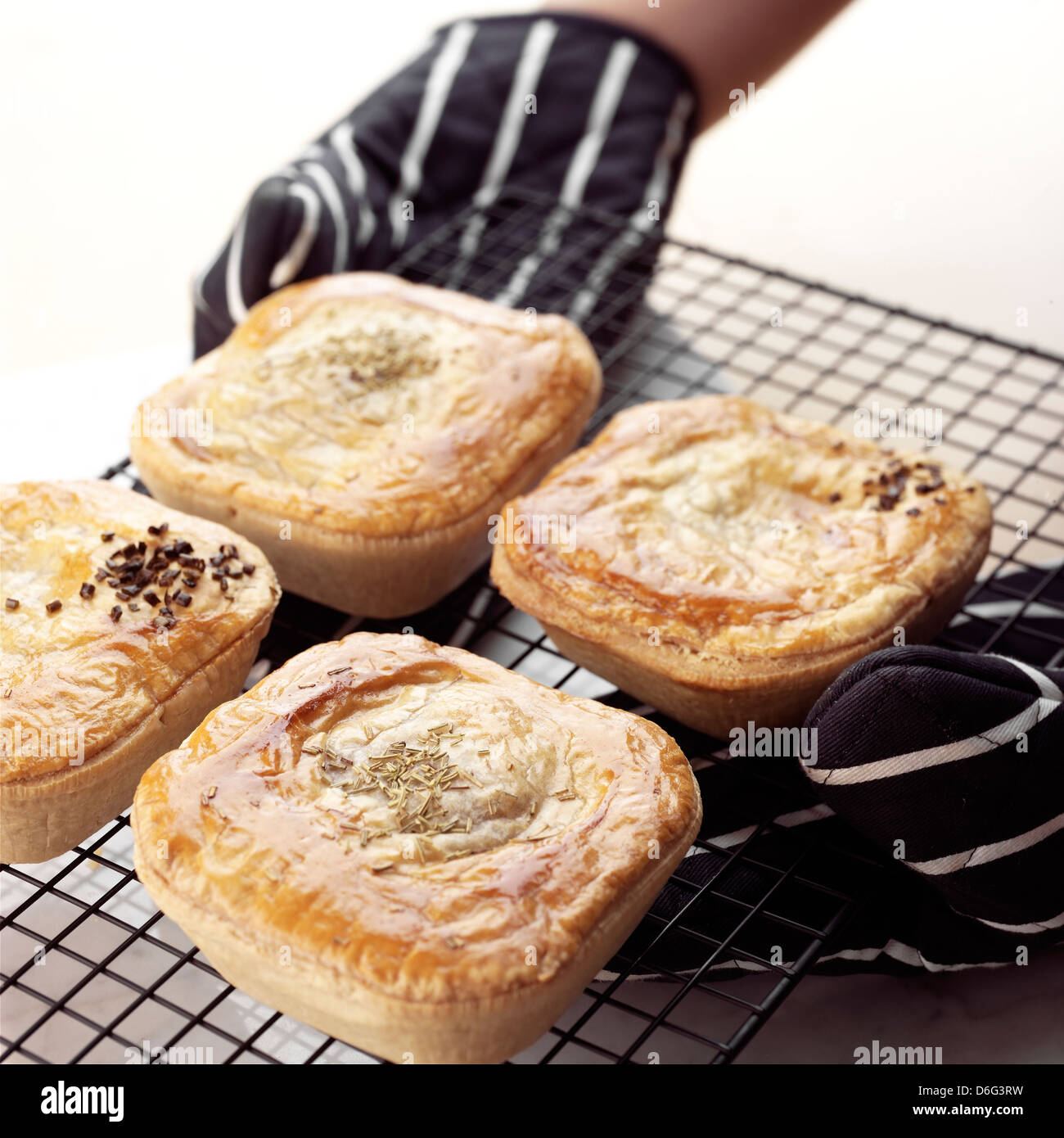 Deep filled meat pies Stock Photo - Alamy