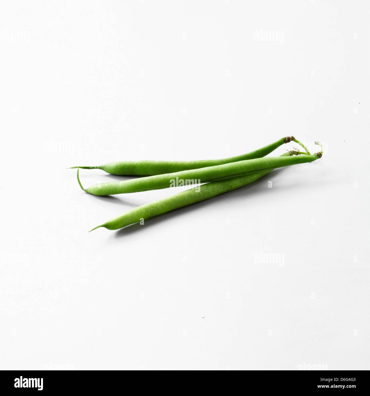 Three Green Beans Stock Photo - Alamy