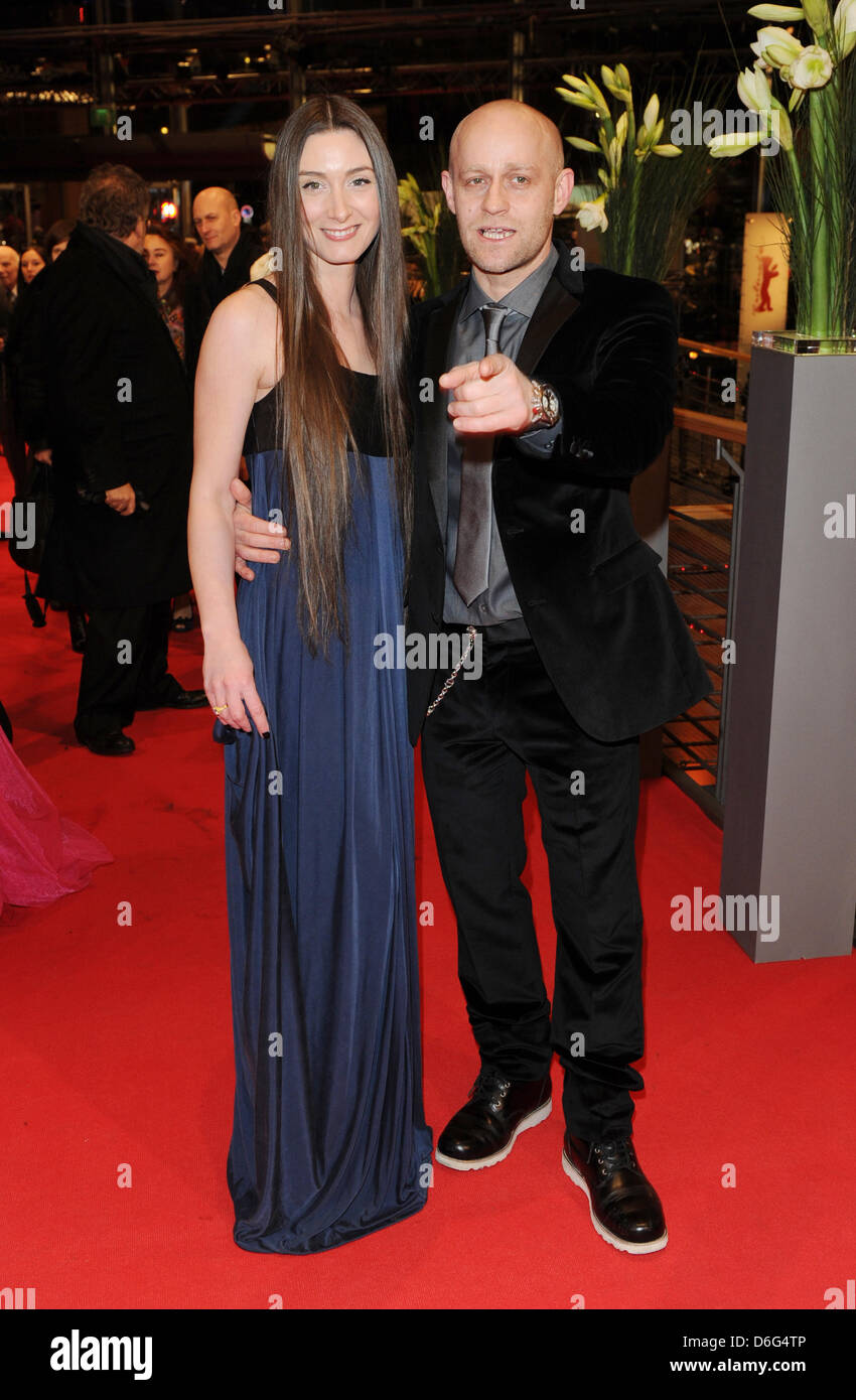 German actor Juergen Vogel and his partner Michelle Gornick arrive for ...