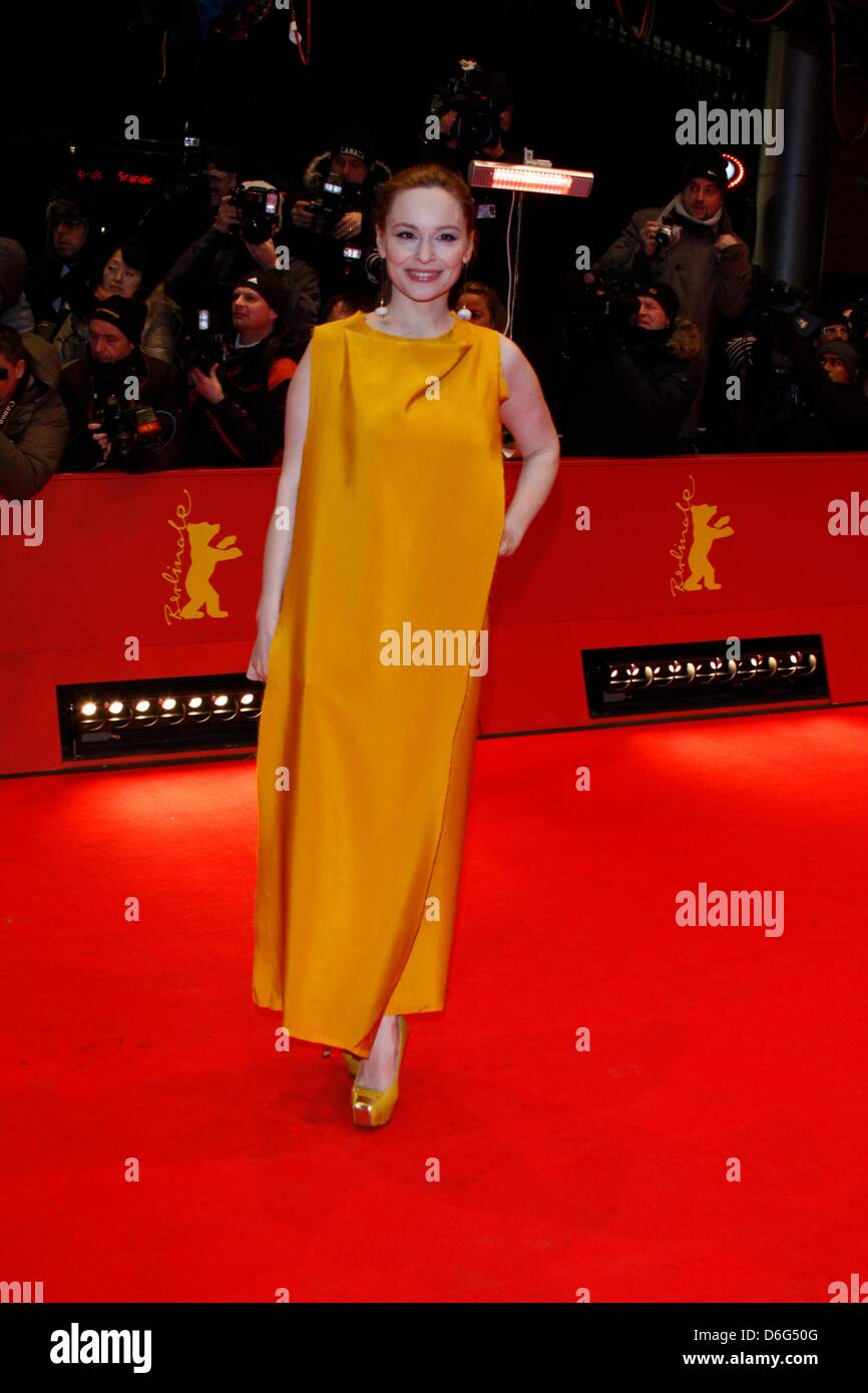 German actress Mina Tander attends the photo call before the press ...