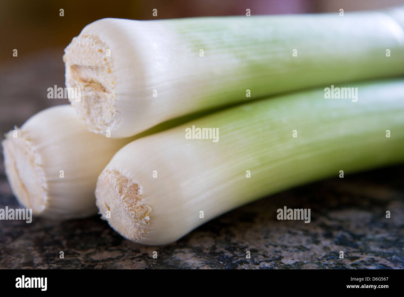 Three leeks hi-res stock photography and images - Alamy