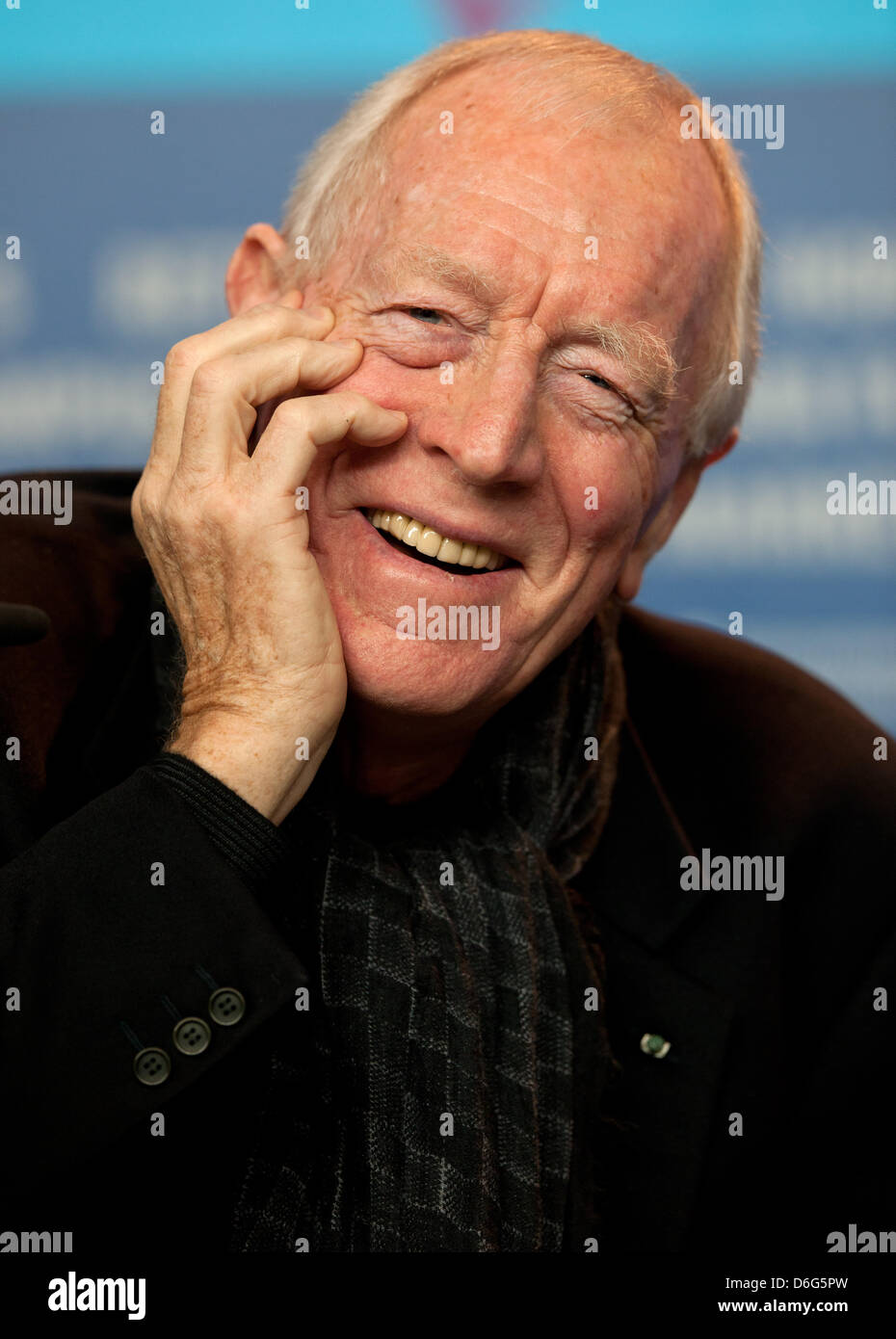 Swedish-born actor Max von Sydow attends the press conference for the ...