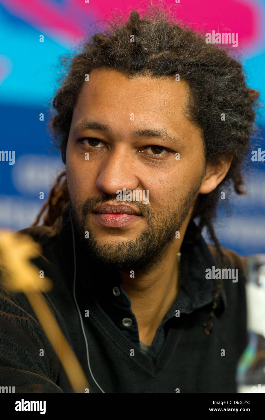 French-Senegalese director Alain Gomis attends the press conference for ...