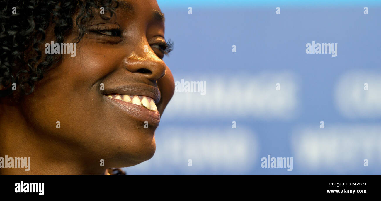 French-Senegalese actress Aissa Maiga attends the press conference for ...