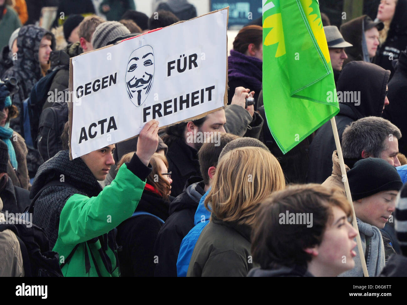 Acta protest hi-res stock photography and images - Alamy