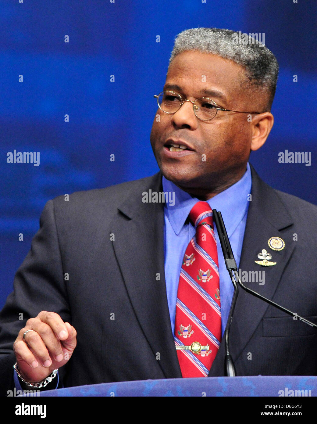 United States Representative Allen West (Republican of Florida) makes ...