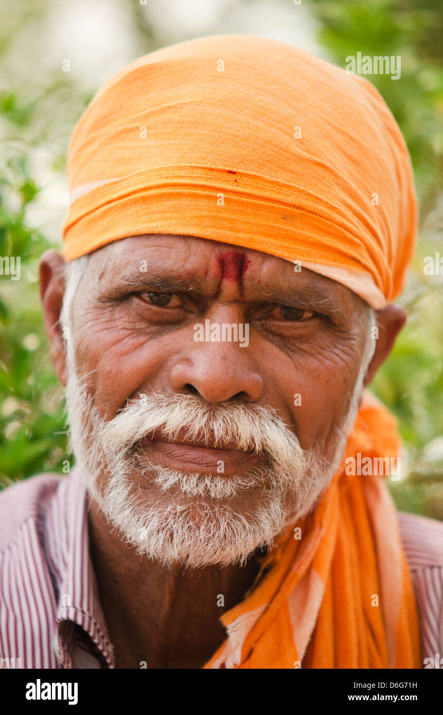 A portrait of a local man, Kerala, South India Stock Photo - Alamy